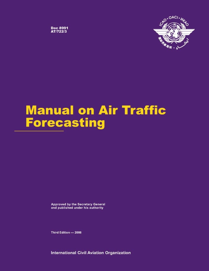 Manual On Air Traffic Forecasting Doc 8991 Icao Store